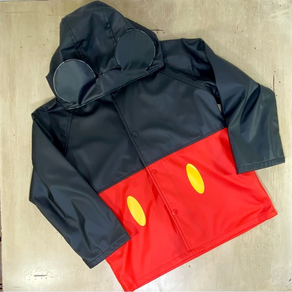 Western Chief | Jackets & Coats | Mickey Mouse Raincoat Black Size 5 ...